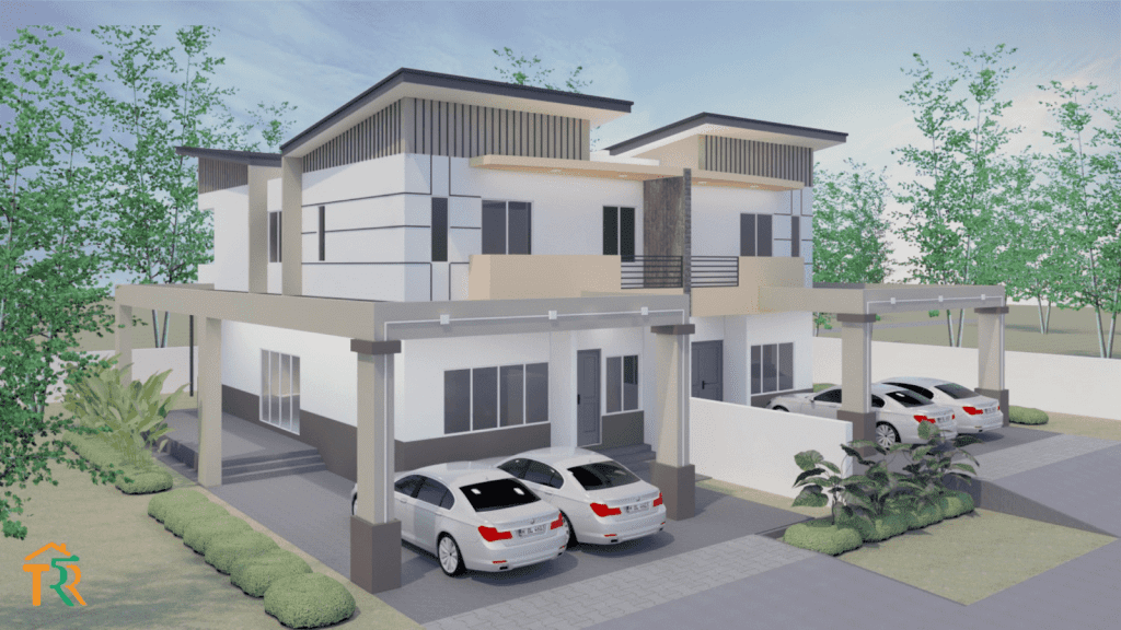 Storey Land Double Storey Semi D @ BAU - Wee properties